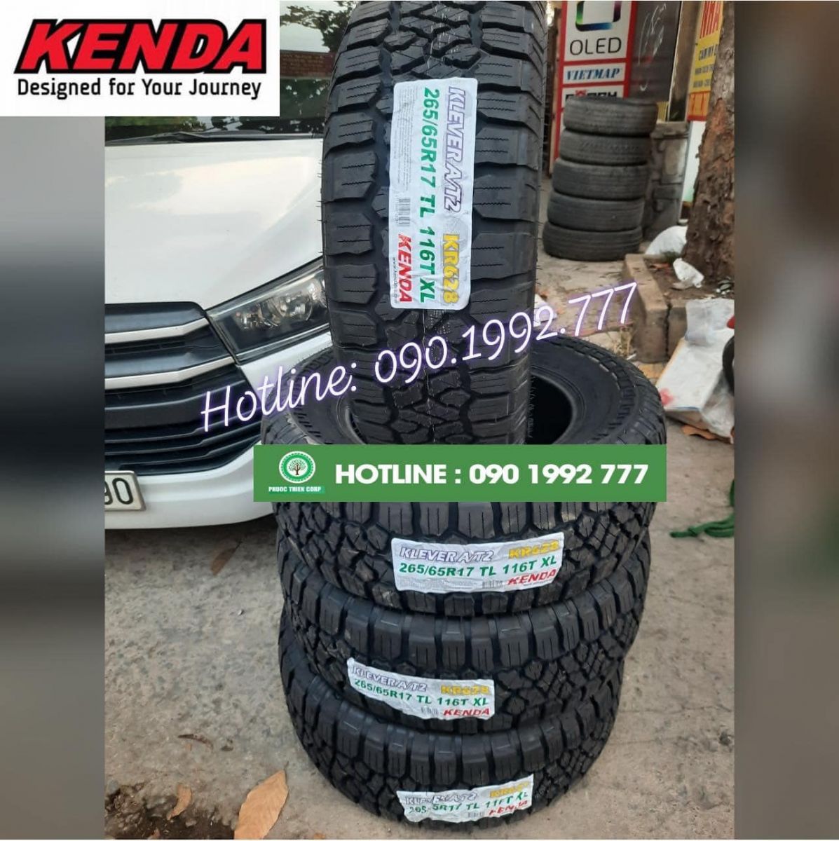 Review : Độ lốp địa hình 265/65R17 Kenda KR628 (Gai AT) cho Toyota Hilux